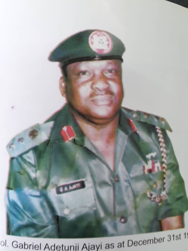 JUSTICE FOR COLONEL GABRIEL AJAYI: A Victim of Government System that Kills Devotion. | Deji ...